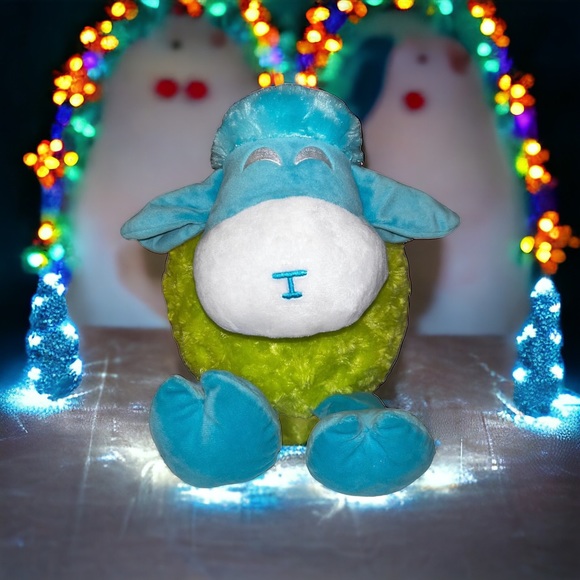 Toys | Everbrook Academy Sheep Lamb Plush Blue Green Continental ...
